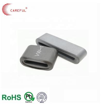 China Careful direct sales free samples FS28*8*21*15-2 NiZn soft ferrite with heat shrink tubing for flat and ribbon cable for sale