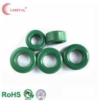 China Rohs ISO9001  T22*8*14 type  mmzn toroidal ferrite core   Power Transformer Ferrite Toroid Cores Green for sale