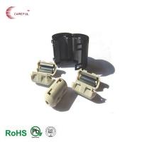 China EMI Noise Suppressor Choke Filter EMI Clamp Cable Ferrite Core Two Pieces Soft Snap On EMI Ferrite Core For Cable for sale