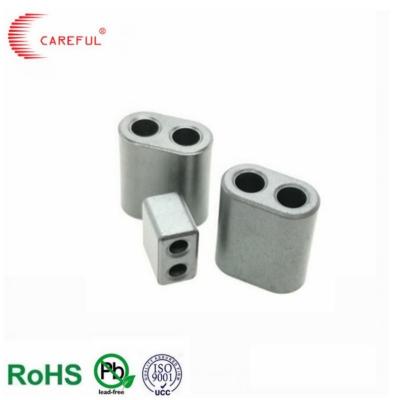 China Careful RID Solid Double-Aperture NiZn Ferrite Core with Smooth Inner Bores for sale