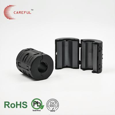 China 170B ID17mm Wholesale Clip-On Ferrite Bead Core EMI Filter - Snap Open Noise Suppressor for Charger Power Cords & Data Cables for sale