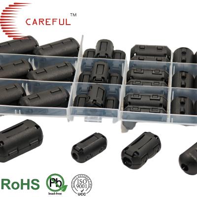 China Careful SCRC Snap Ferrite Assortment for Testing 3.5.7.9mm 1‑300MHz Noise Elimination RoHS/REACH for sale