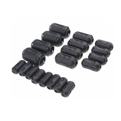 China Split Ferrite Clamp Core, EMI Filter Power Line Choke for Cable Noise Suppression for 3mm to30mm Cable Diameter for sale