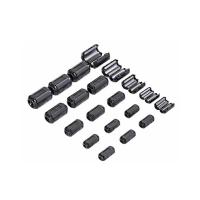 China Split Ferrite Clamp Core, EMI Filter Power Line Choke for Cable Noise Suppression for 3mm to30mm Cable Diameter for sale