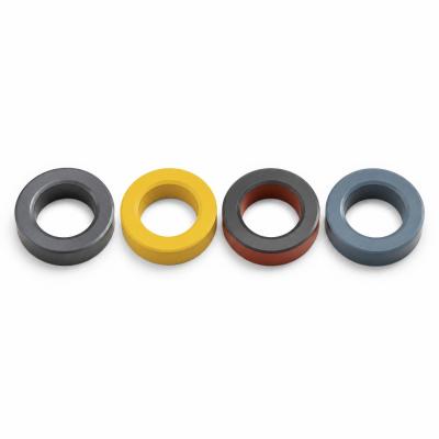China Iron Nickel High Flux Powder Core Soft Magnetic Alloy Toroid Core Custom Specification Fast Production Lead Time for sale