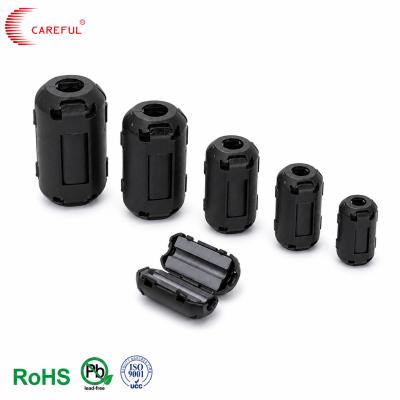 China NiZn Snap on Ferrite Core RH Series Clip on Ferrite Bead EMI RFI Noise Suppression For Cable Filter RoHS Compliant for sale
