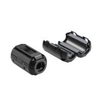 China RoHS NiZn Snap on Ferrite Core RH Series Clip on Magnetic Ring Core for Electronic Cable Noise Reduction for sale