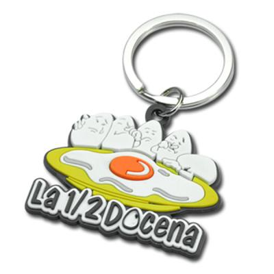 China Wholesale high quality soft pvc keychain holder ring custom design logo pattern for sale