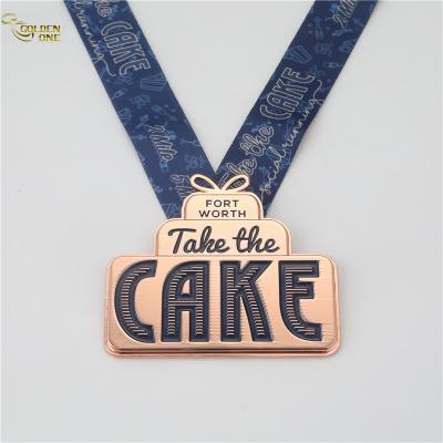 China hot sale make your one medal custom 5k 10k running race sport custom medal for sale