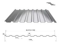 China Galvanized Corrugated Panels for Residential Building Width 600-1250mm RoHS Certified for sale