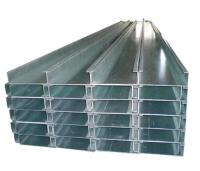China Hot Dip Galvanized C Channel Steel ±1% Tolerance Non Alloy for Building Construction for sale