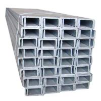 China Hot Dip Galvanized U Channel Steel Beam 1-12m Length 2.5-10mm Thickness Cutting Service for sale