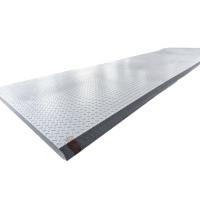 China Q235 MS Diamond Steel Sheet 2-10mm Thickness for Bending Welding Punching for sale