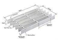 China Hot Dip Galvanized Steel Grates Anti Slip Grille Plate for Offshore Oil Gas Mining Industry Custom Size for sale