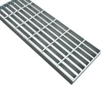 China Heavy Duty Steel Grating for Parking Lot Drainage Ditch Cover Hot Dip Galvanized Custom Size for sale