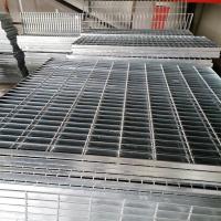 China Heavy Duty Steel Grating for Parking Lot Drainage Ditch Cover Hot Dip Galvanized Custom Size for sale