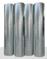 China Galvanized Spiral Air Duct 0.3-1.2mm Thickness 125-1500mm Diameter for HVAC Ventilation for sale
