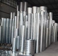 China Galvanized Spiral Air Duct 0.3-1.2mm Thickness 125-1500mm Diameter for HVAC Ventilation for sale