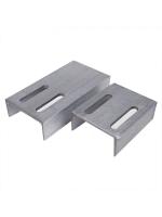 China Aluminum Alloy Channel Steel Curtain Wall Hanger 6063-T5 for Office Building Facade Construction for sale