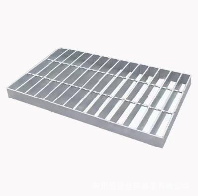 China ISO9001 Steel Grating Trench Drain Cover Hot Dip Galvanized 100mm Load Capacity for Boiler Industry for sale