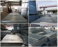China Hot Dipped Galvanized Steel Grating 50mm Pitch for Construction Platform Walkway for sale