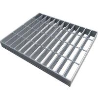 China ISO9001 D400 Galvanized Welded Steel Grille 50mm Cross Bar Pitch for Floor for sale