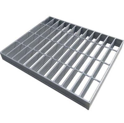 China ISO9001 D400 Galvanized Welded Steel Grille 50mm Cross Bar Pitch for Floor for sale