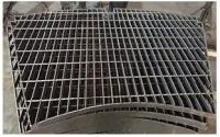 China Hot Dip Galvanized Steel Grating Platform Walkway ISO9001 Custom Size 100 Piece MOQ for sale