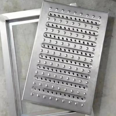China Industrial Stainless Steel Trench Cover Grille Plate Hot Dip Galvanized Custom Size 100 Piece MOQ for sale
