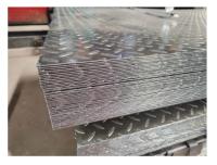 China Embossed Galvanized Steel Plate 4.5-5.0mm Thickness 1250mm Width 40g/m2 Zinc Coating for sale