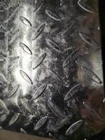 China Customizable Hot Rolled Chequered Steel Coil 4.5-5.0mm x 1250mm 40g/m2 Zinc for sale