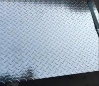 China Customizable Hot Rolled Chequered Steel Plate 13.75mm Thickness Zinc Coating 40g/m2 for sale