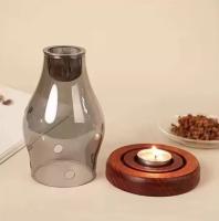 China Hotel Agarwood Aroma Lamp Fragrance With Essential Oil Diffuser 7.5cm Diameter for sale