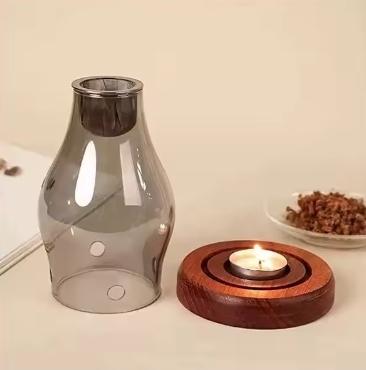China Hotel Agarwood Aroma Lamp Fragrance With Essential Oil Diffuser 7.5cm Diameter for sale