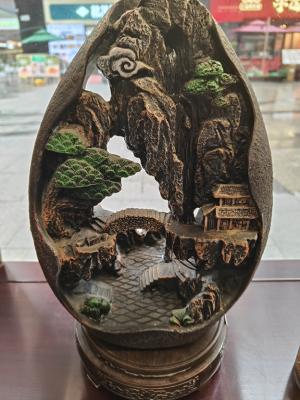 China Home Exquisite Agarwood Decorative Carving Fragrance Family Woody for sale