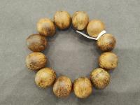 China Handcrafted Beads Adjustable Size Distinct Fragrance Agarwood Bracelet for Spiritual Meditation for sale