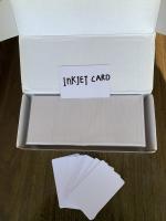 China HIGH QUALITY WHITE BLANK PVC PRINTING  ID INKJET CARD 0.45MM/450MIC 0.60MM/600MIC FOR Epson & Canon inkjet printer for sale