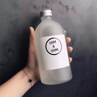 China Custom Clear Beverage Glass Bottle With Crown Cap 150ml 250ml 350ml 500ml for sale