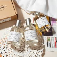China Custom Round Clear Glass Perfume Bottle 30ml 50ml 100ml With Crimp Cap for sale