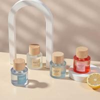 China Food Grade Safety Empty Perfume Glass Bottle 30ml 50ml For Cosmetic Packaging for sale