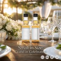 China Mini Glass Liquor Bottle With Leakproof Sealing Solution Custom Personalized Labels 50ml 100ml for sale