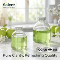 China Round Clear Glass Juice Bottle with Silver Screw Cap for Leakproof Seal Beverage Container for sale