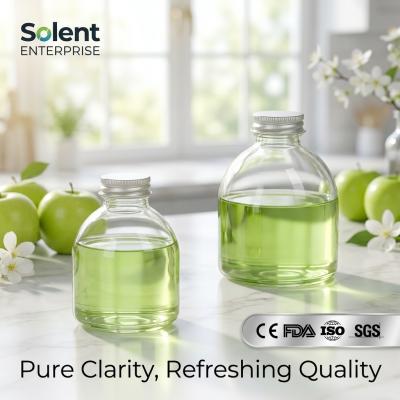 China Round Clear Glass Juice Bottle with Silver Screw Cap for Leakproof Seal Beverage Container for sale