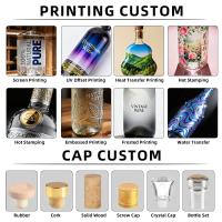China 350ml Food Grade Water Glass Bottle Unique Geometric Design Glass Beverage Bottle for sale