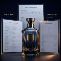 China Custom Heavy Bottom Glass Wine Bottle With Leakproof Sealing Solution for sale