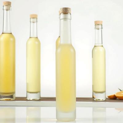 China Clear Transparent Liquor Glass Bottle 375ml 500ml 750ml Custom Printing for sale