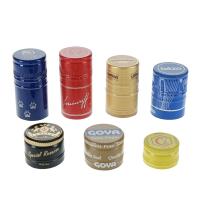 China Food Grade Aluminum Alloy ROPP Bottle Caps Tamper Evident Pilfer Proof Closure For Whiskey Vodka for sale