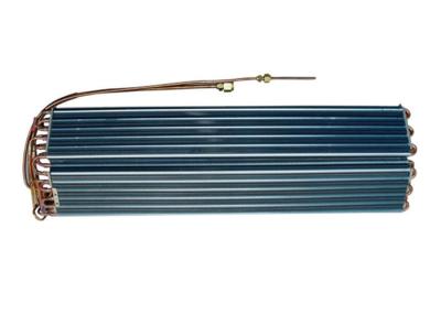 China Copper Aluminum 1.5mm Finned Tube Evaporator For Household Air Conditioner for sale