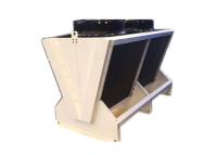 China V Type Closed Circuit Submerged Cooling System Floated Coil Type Dry Cooler for sale
