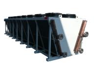 China Copper Tubes Immersion Air Dry Coolers With Wet Curtain System for sale